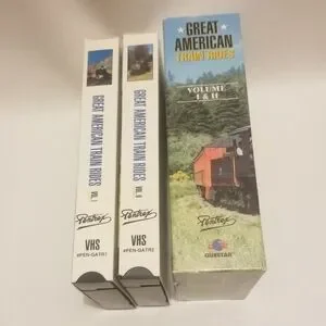 Vintage | Media | Great American Train Rides Vol I And Ii | Poshmark